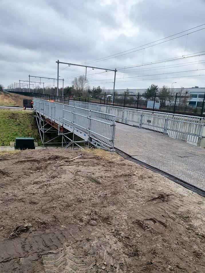 Tijdelijke brug - Van Ham Infra