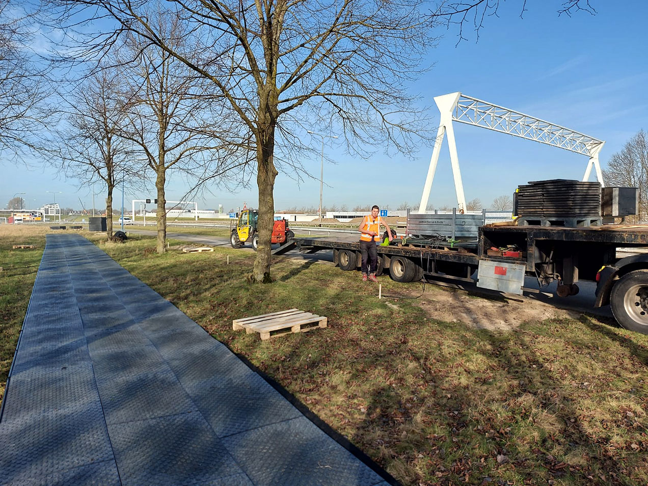 Tijdelijk fietspad aanleggen - Van Ham Infra