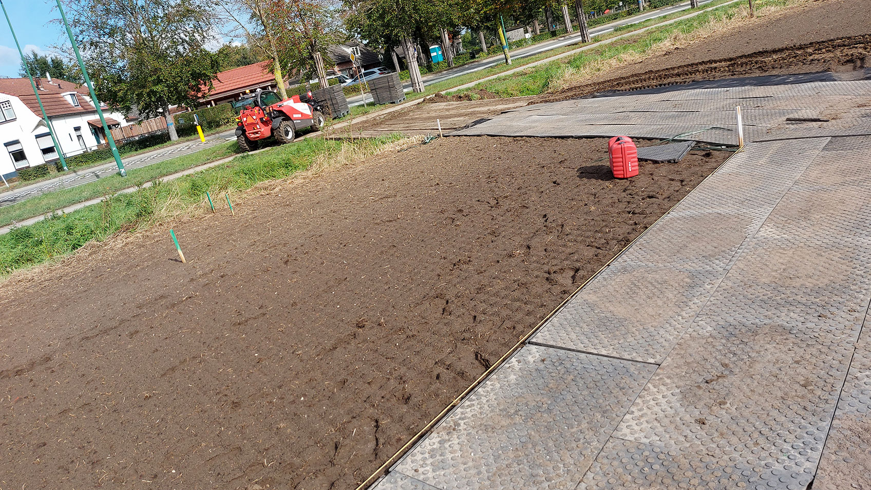 Tijdelijk fietspad aanleggen - Van Ham Infra