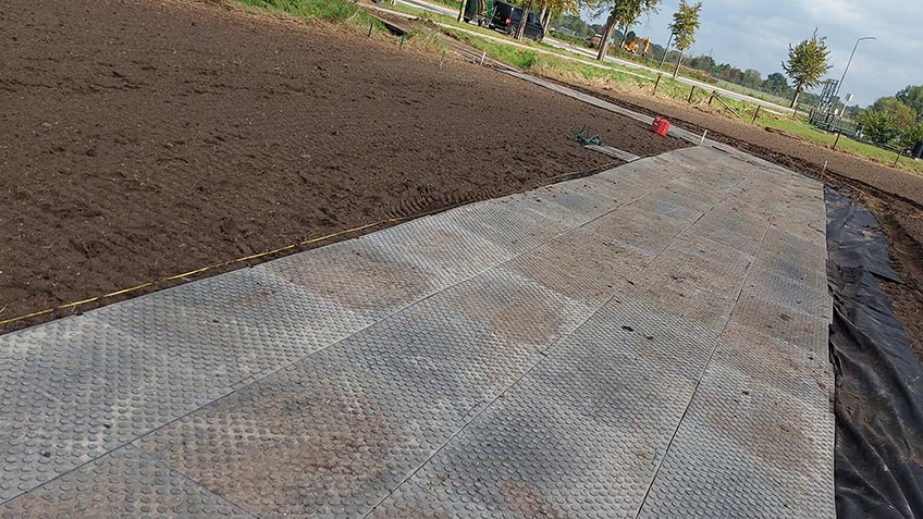 Tijdelijk fietspad aanleggen - Van Ham Infra